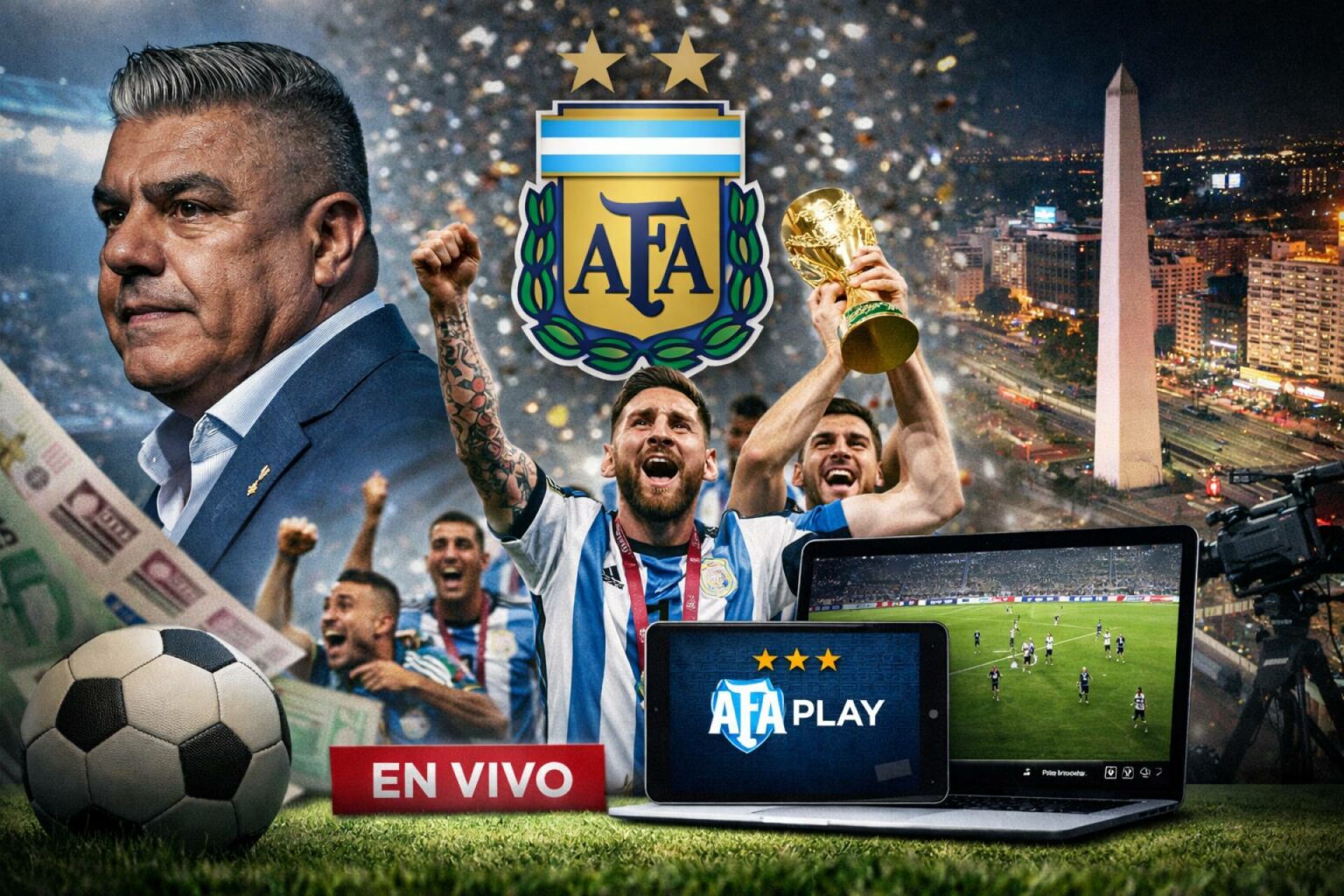 AFA Play; la ASOCIACIÓN DE FÚTBOL ARGENTINO (AFA) tomó el control y ...